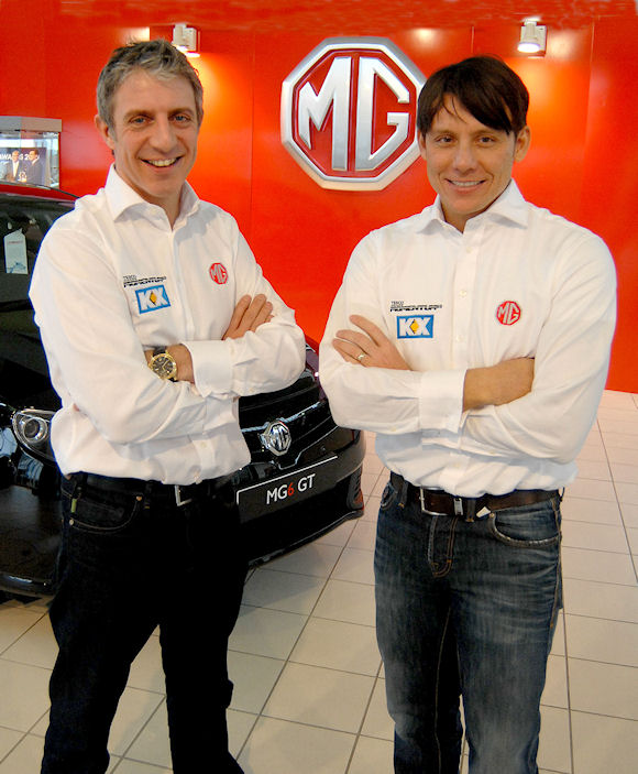 Jason Plato & Andy Neate with MG – TouringCarTimes