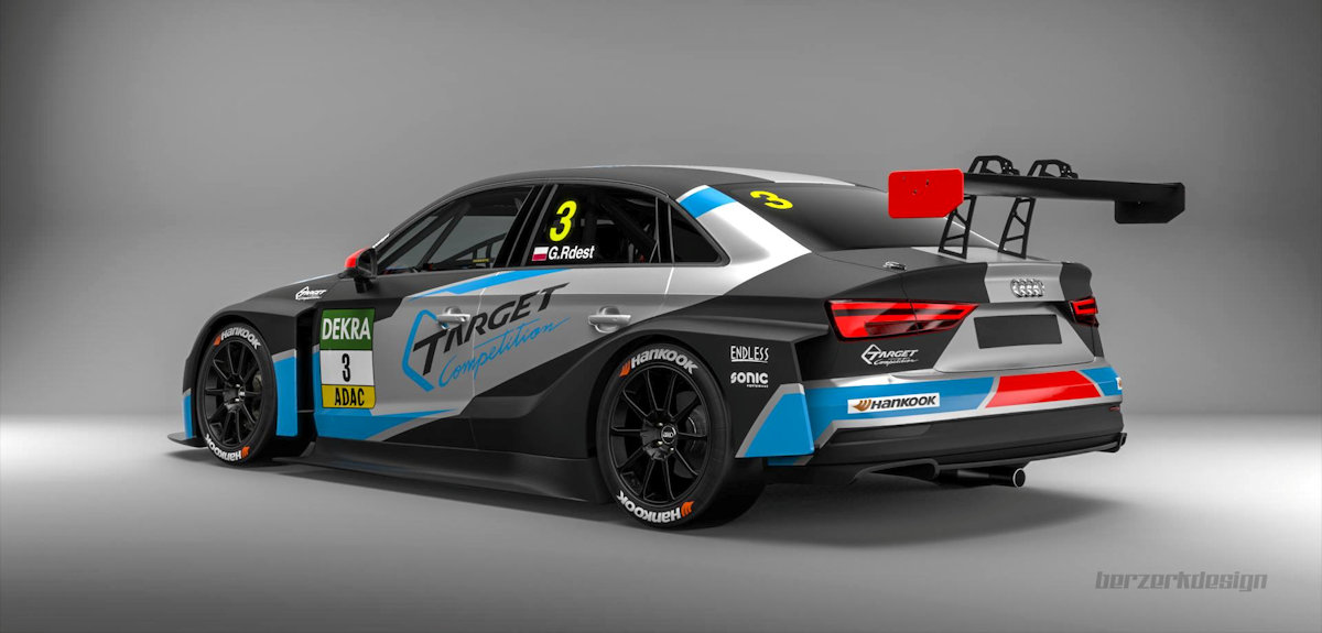 Target unveil liveries of their four Audi RS 3s for TCR Germany ...