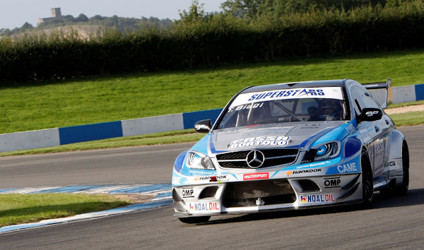 Thomas Biagi ahead of Liuzzi in first practice at Donington Park ...