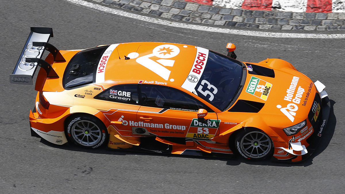 Jamie Green and Audi lead the standings by a reduced margin ...