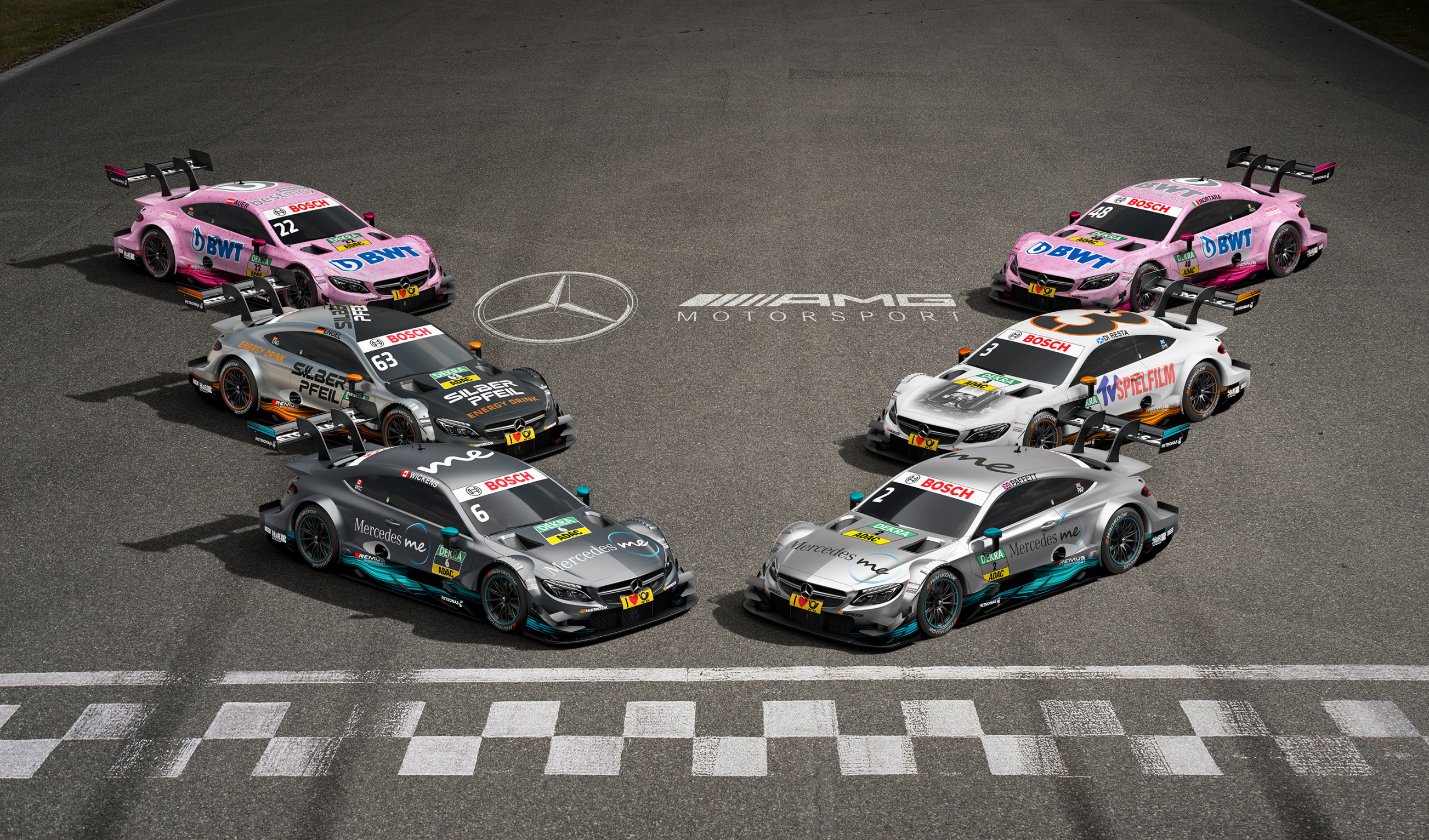 Mercedes AMG show their colours for the 2017 DTM – TouringCarTimes