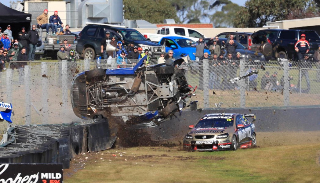 Jonathon Webb fined for the massive crash with Todd Hazelwood ...