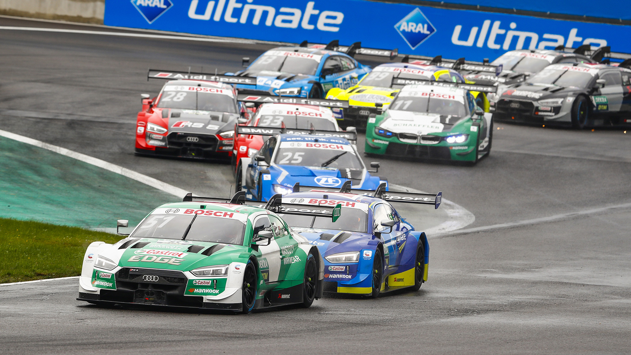 The DTM races at the Nürburgring Grand Prix layout for the first time ...