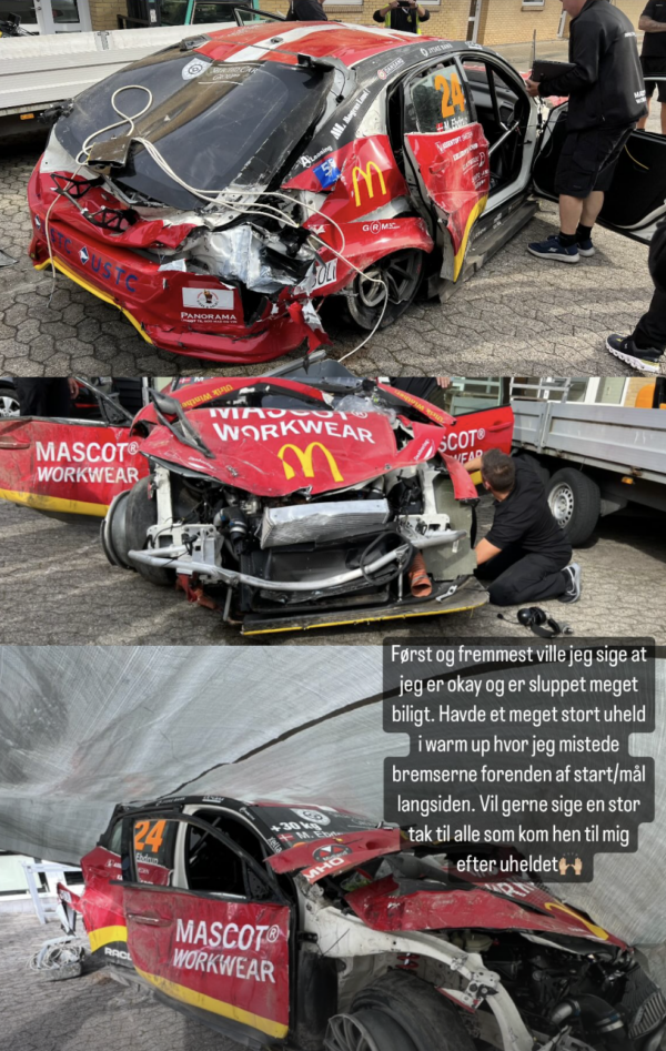 TCR Denmark races at Ring Djursland cancelled following Malte Ebdrup’s ...