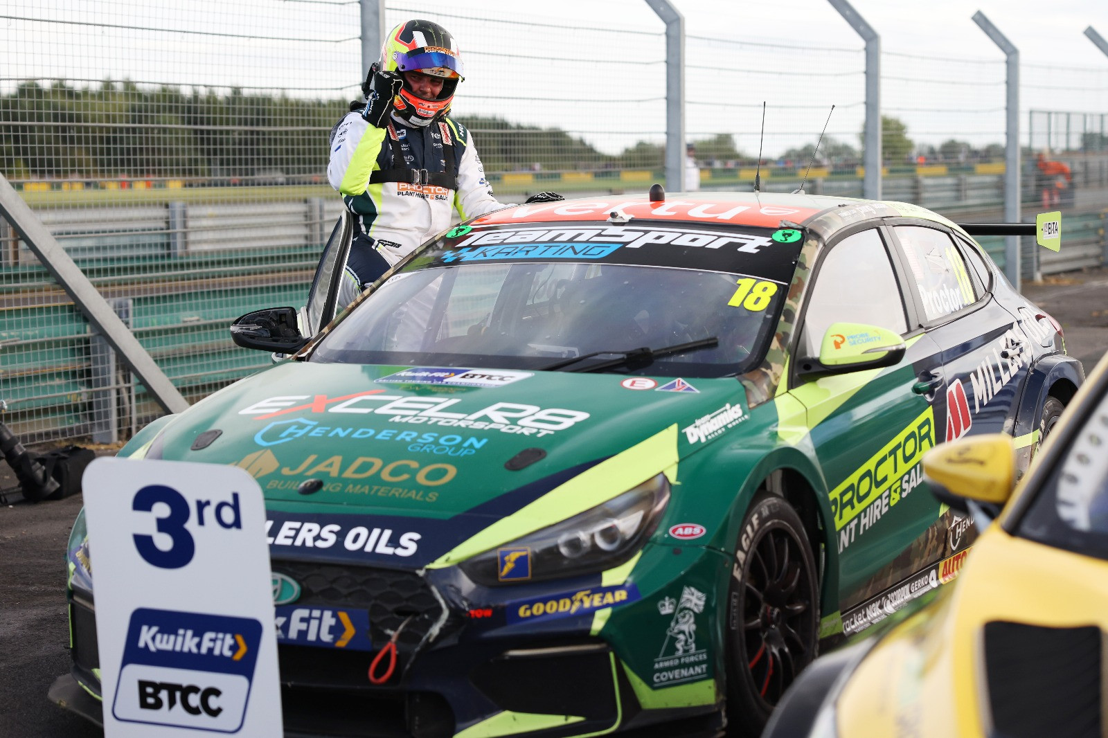 Senna Proctor delighted with double podium on home turf – TouringCarTimes